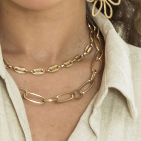 Park Lane | Jewelry | Nwt Trending Funky Chunky Chains Antique Brushed ...